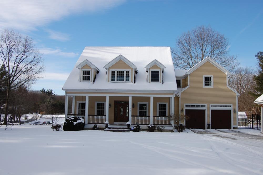 The Stables Custom Farmhouse And Detached Garage | New England ...