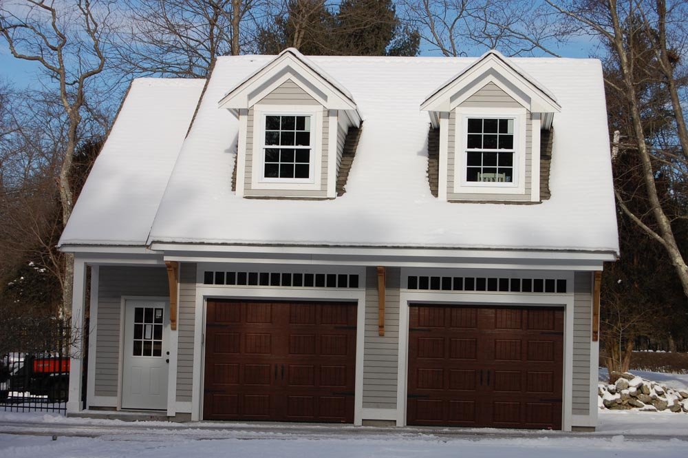 The Stables Custom Farmhouse And Detached Garage | New England ...