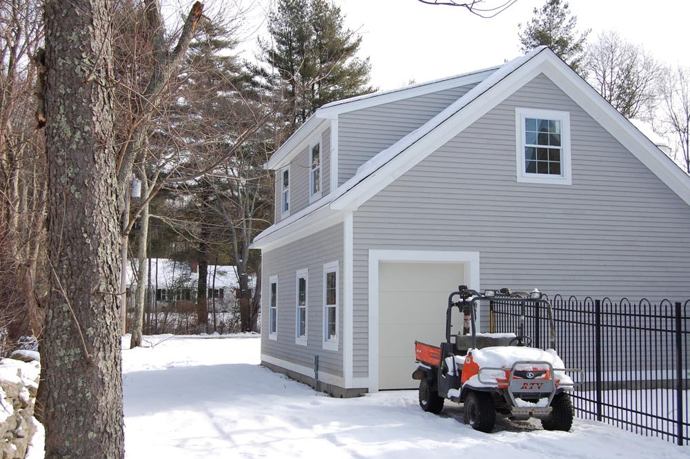 The Stables Custom Farmhouse And Detached Garage | New England ...