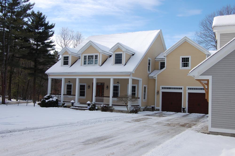The Stables Custom Farmhouse And Detached Garage | New England ...