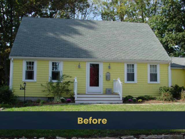 Cape Second Floor Craftsman Transformation | New England Architects ...