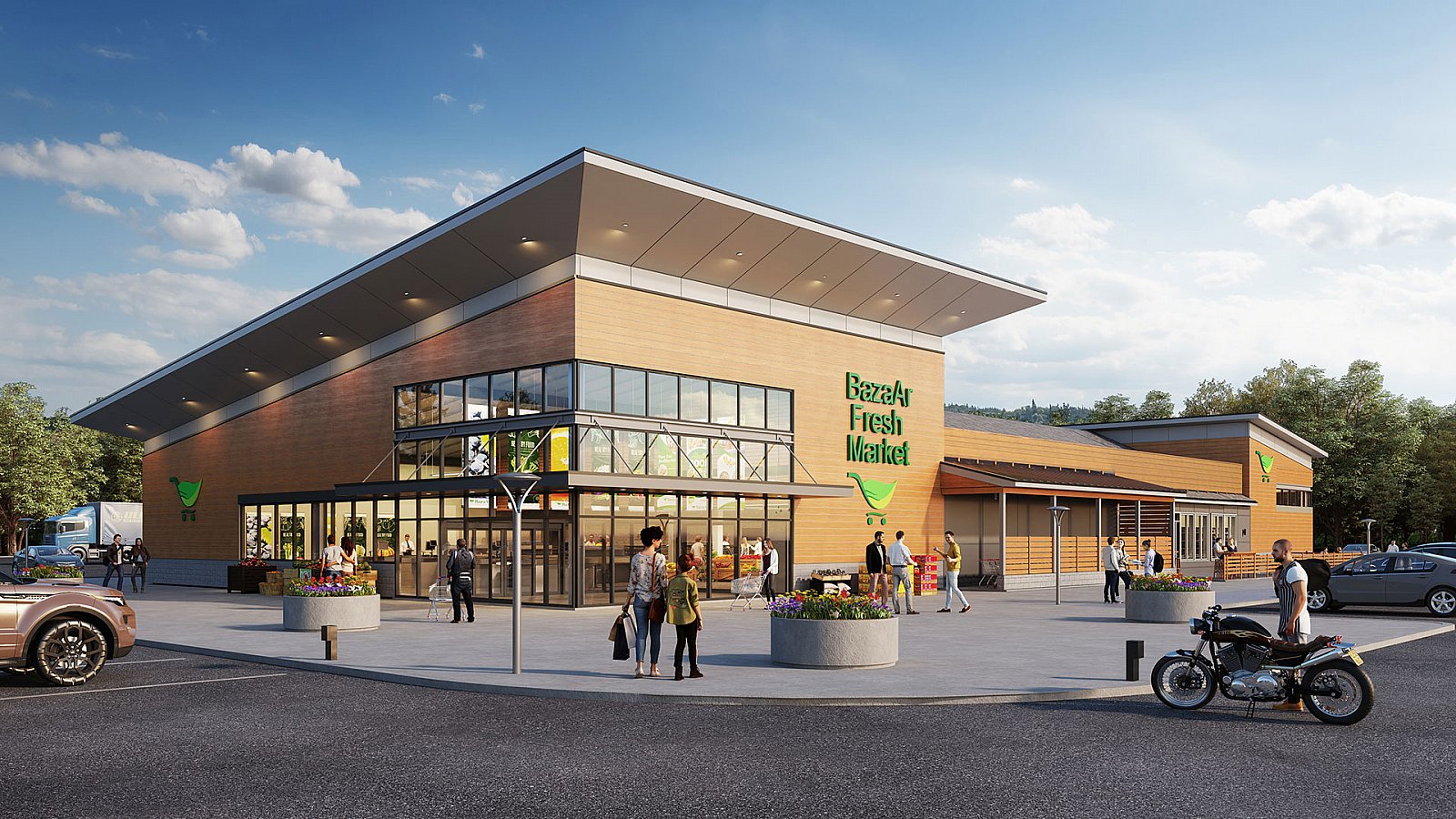 Boutique Grocery Store | New England Architects | Chemini Design Architects