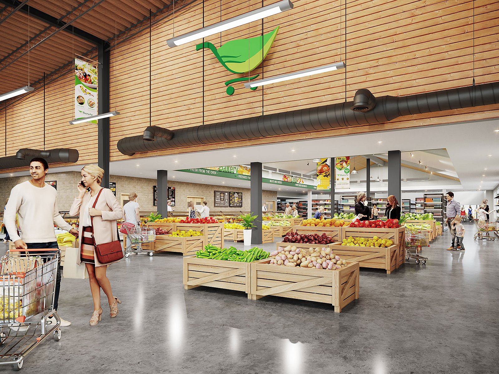 Boutique Grocery Store | New England Architects | Chemini Design Architects